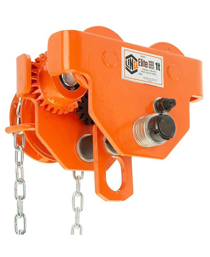 Geared Girder Trolley 1T - 68-130mm - Linq