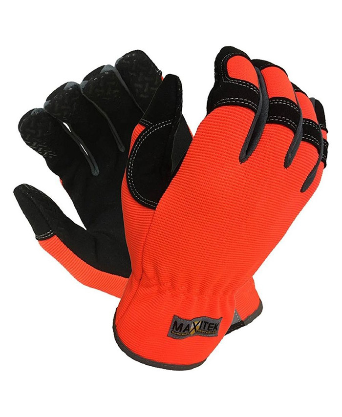 MAXITEK VIS RIGGER MKII SYNTHETIC LEATHER PALM HI-VIZ - PIP
